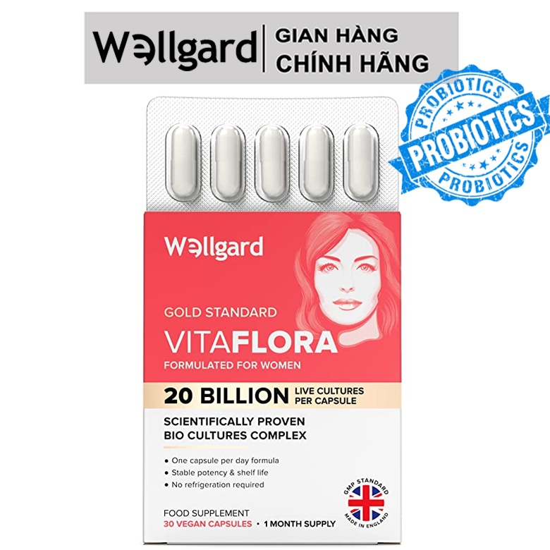 Vitaflora Wellgard men vi sinh 20 tỷ lợi khuẩn ₫410.000 - MUA BÁN CHÍNH ...