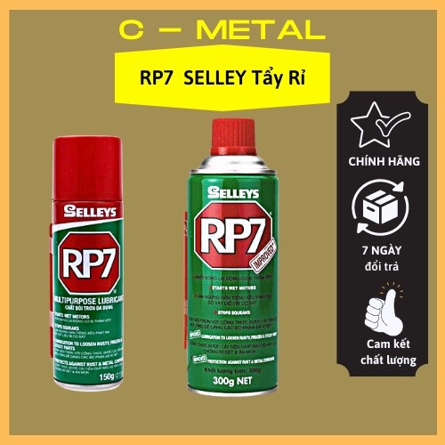 CHAI XỊT CHỐNG RỈ SÉT, BÔI TRƠN RP7 (350g, 300g, 175g & 150g) 29.000 ...